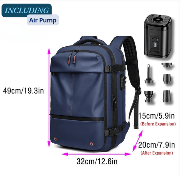 JetPack Pro – Travel Smart with Vacuum Compression & Waterproof Design ...
